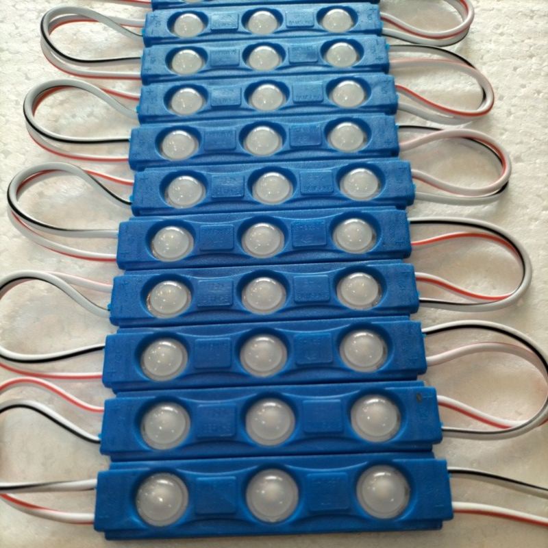 Jual LAMPU LED MODUL 3 MATA DC 12V WARNA BIRU | Shopee Indonesia