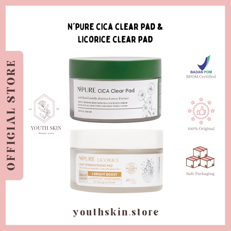 Jual Npure Cica Clear Pad Jar 40 pads/ saset | Npure Licorice ...