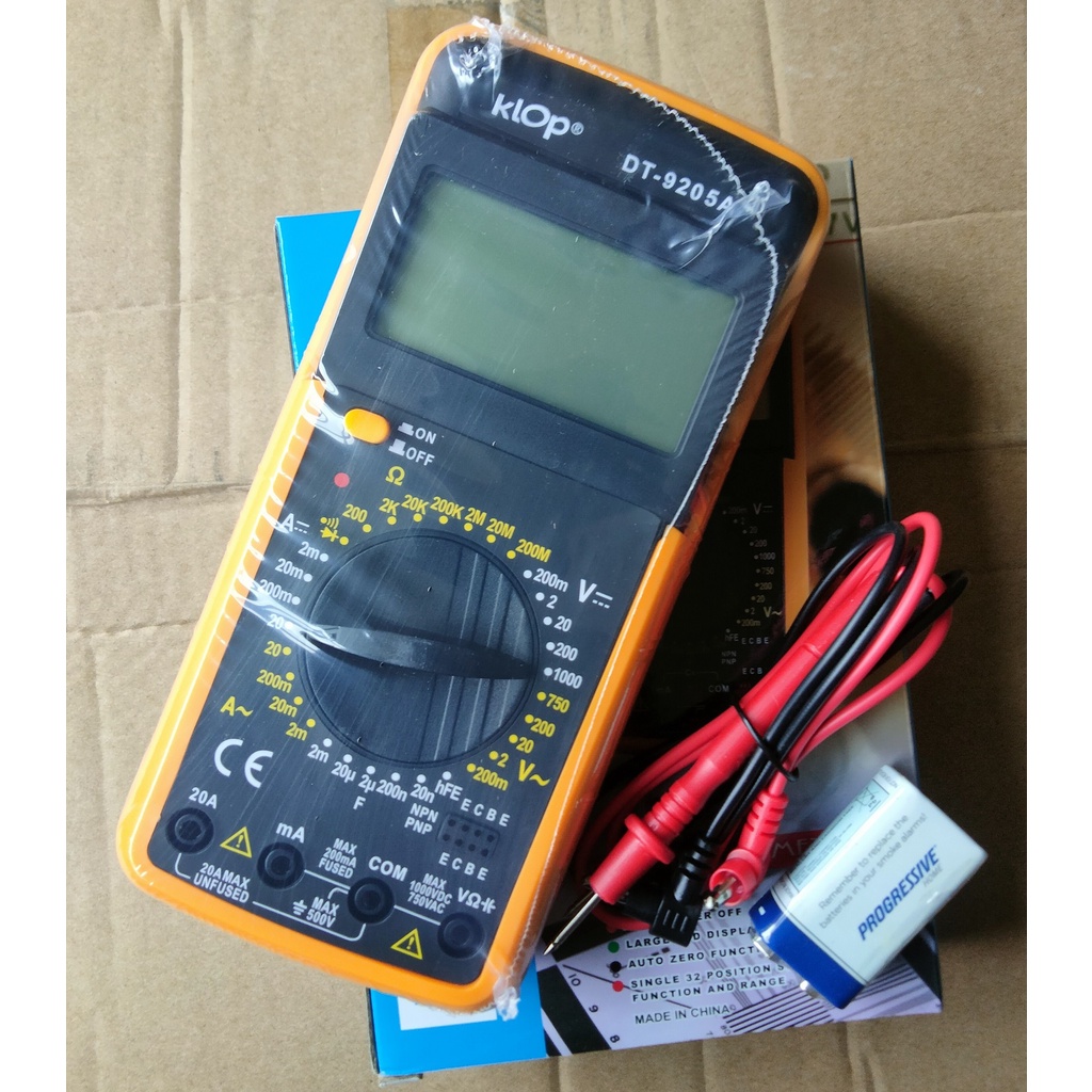Jual Multimeter Digital DT9205A Multitester Avo Multi Meter Tester DT ...