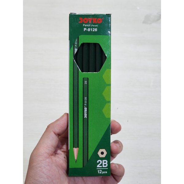 Jual PENSIL JOYKO 2B 1 pc / Pensil kayu Joyko ORI / pensil batang kayu ...