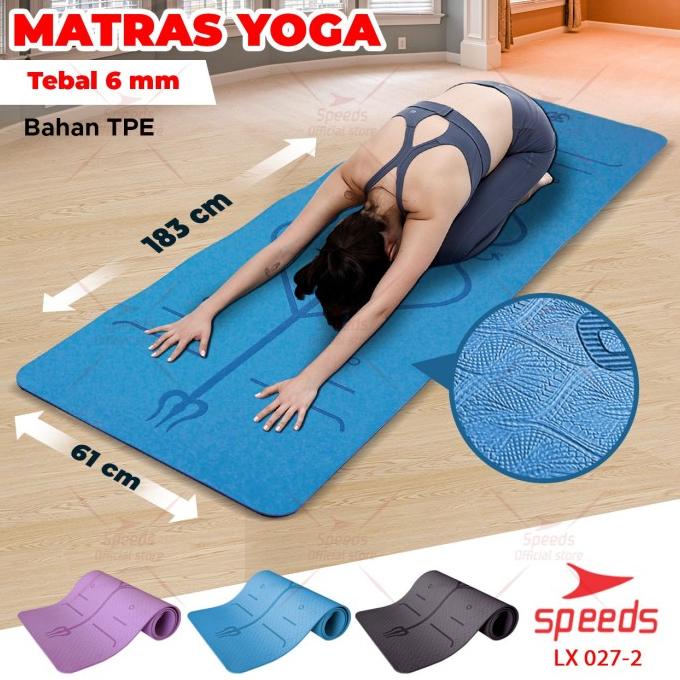 Jual SPEEDS Matras Yoga Mat Alas Olahraga Spons Lantai Karpet Gym 027-2 | Shopee Indonesia