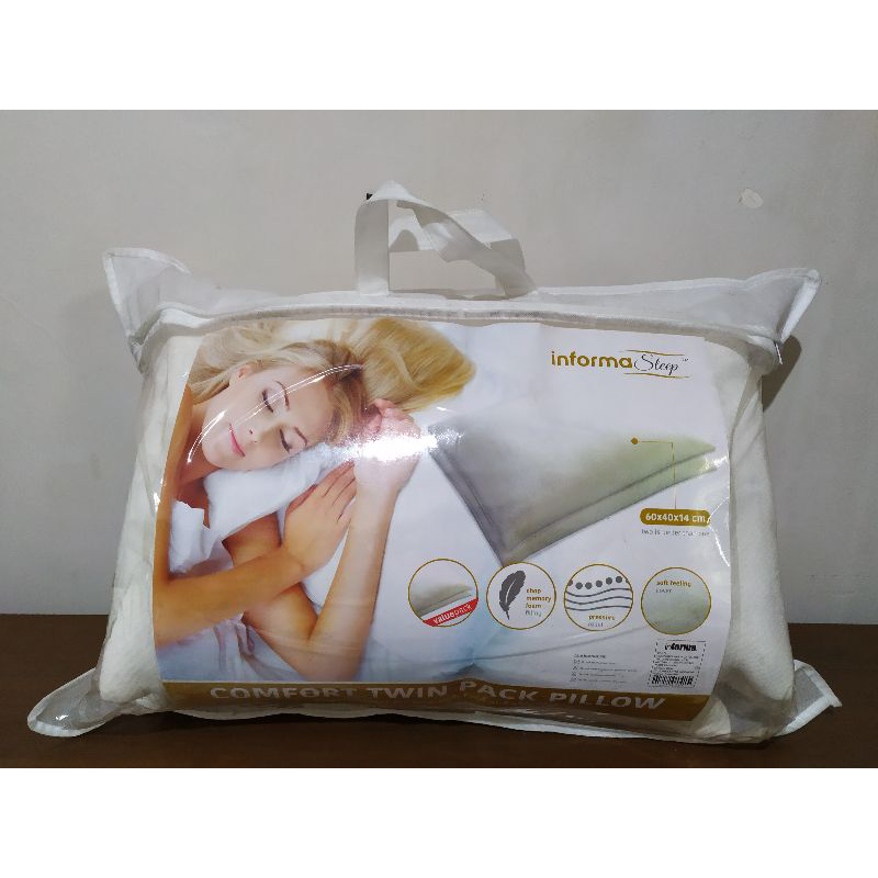 Jual Informa Bantal Bamboo / Informa Comfort Twin Pack Pillow / Bantal ...