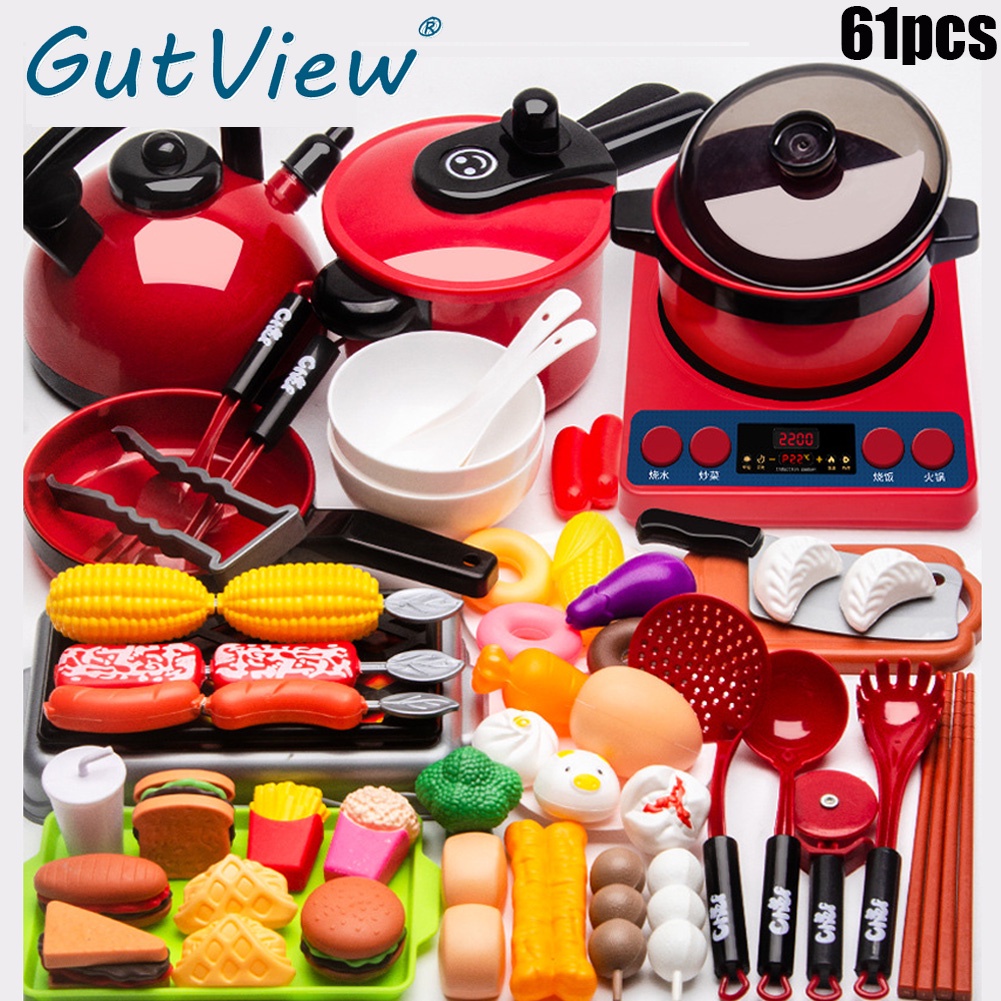 Jual 81pcs Mainan Dapur Anak Kitchen Set Masak masakan mainan dapur ...