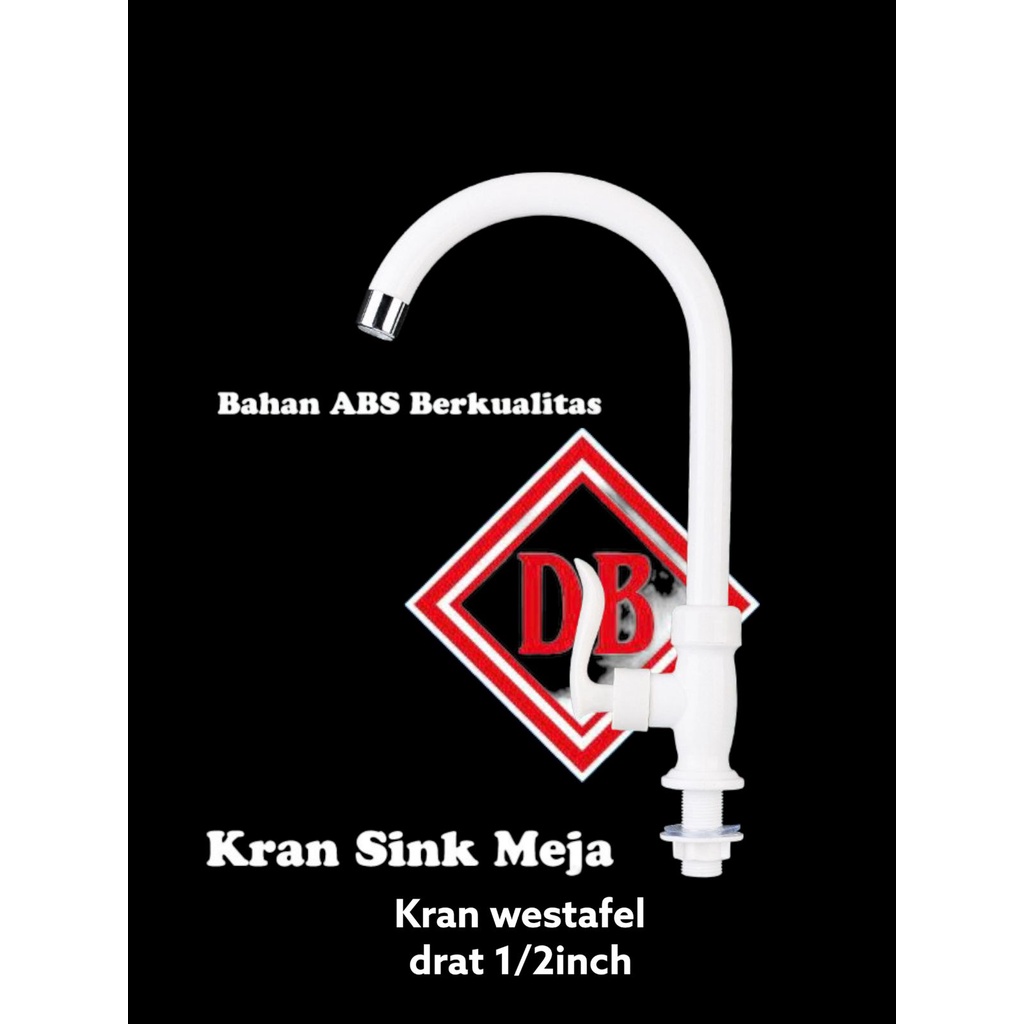 Jual KRAN ANGSA WESTAFEL PVC PUTIH/KRAN MEJA ANGSA/KERAN AIR | Shopee ...