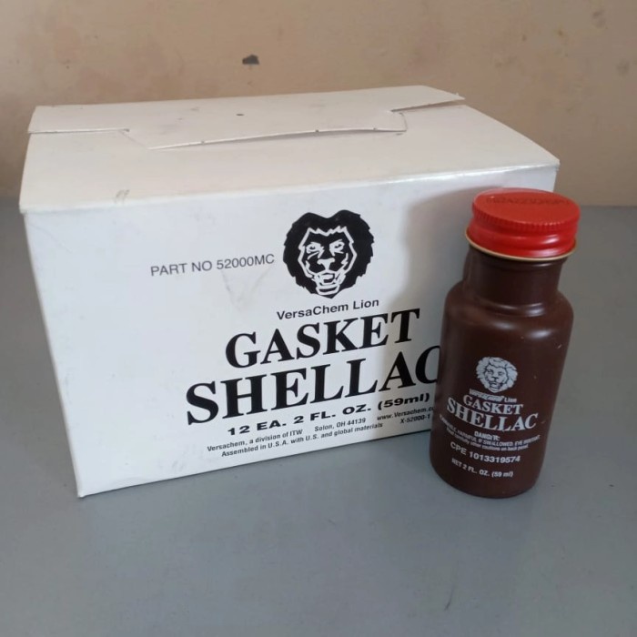 Jual Lem Gasket Shellac Versachem Lion | Shopee Indonesia