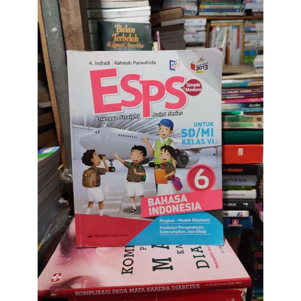 Jual esps bahasa Indonesia. kelas 6 SD. erlangga | Shopee Indonesia