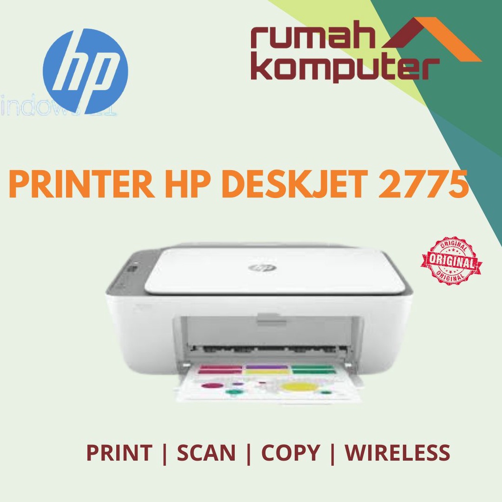 Jual Printer HP Deskjet 2775 Print Scan Copy Wireless - HP Deskjet Ink Advantage 2775 AIO ...