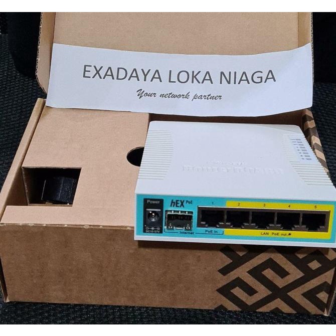 Jual Mikrotik RB960PGS RB960-PGS HEX-PoE Routerboard 5 port | Shopee ...