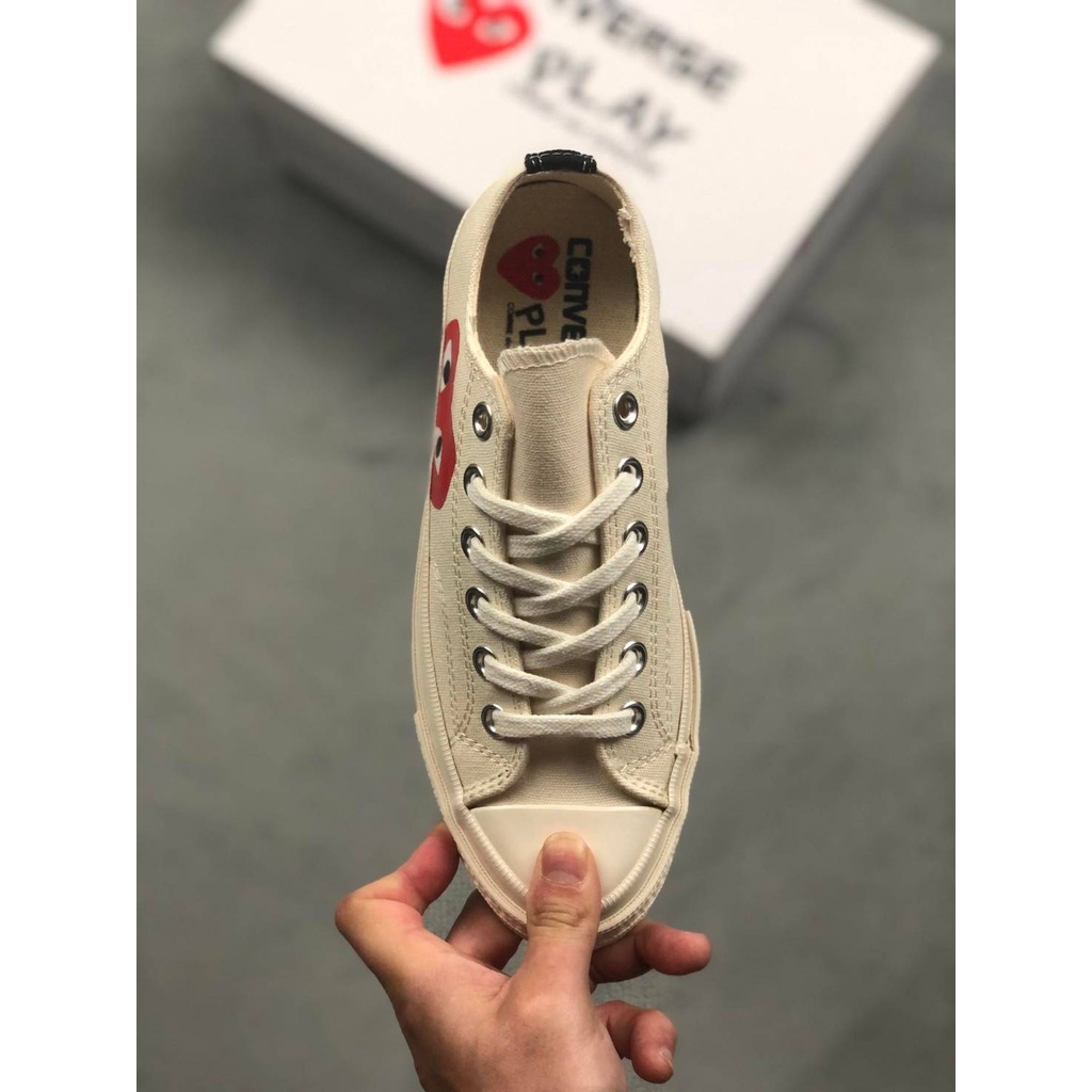 Jual sepatu converse chuck taylor all star ox low CDG white omport ...