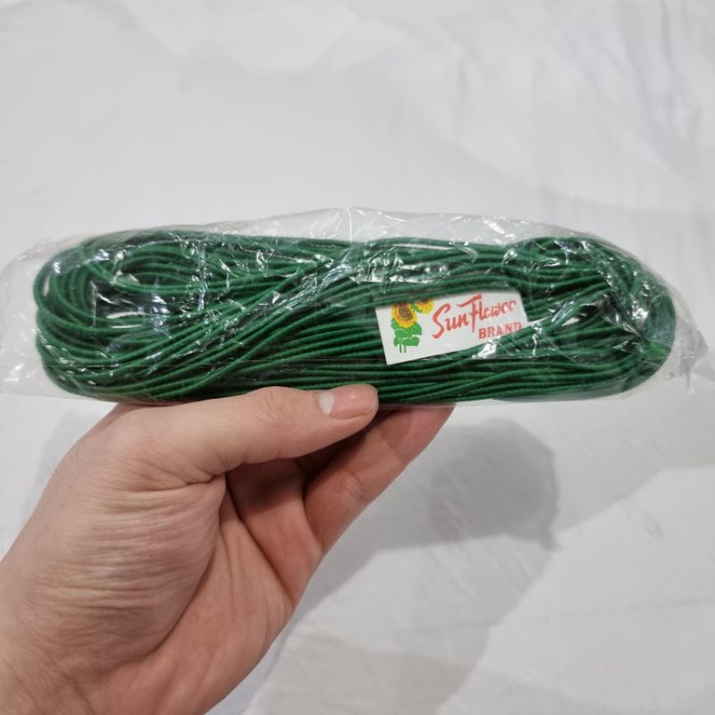 Jual Tali Karet Elastis 2mm @18 meter Tali String Tali Kancing Tali ...