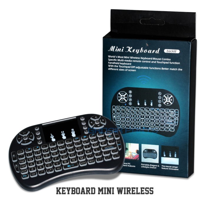 Jual Mini Keyboard Wireless i8 2.4G Handheld Keyboard For PC Android TV ...