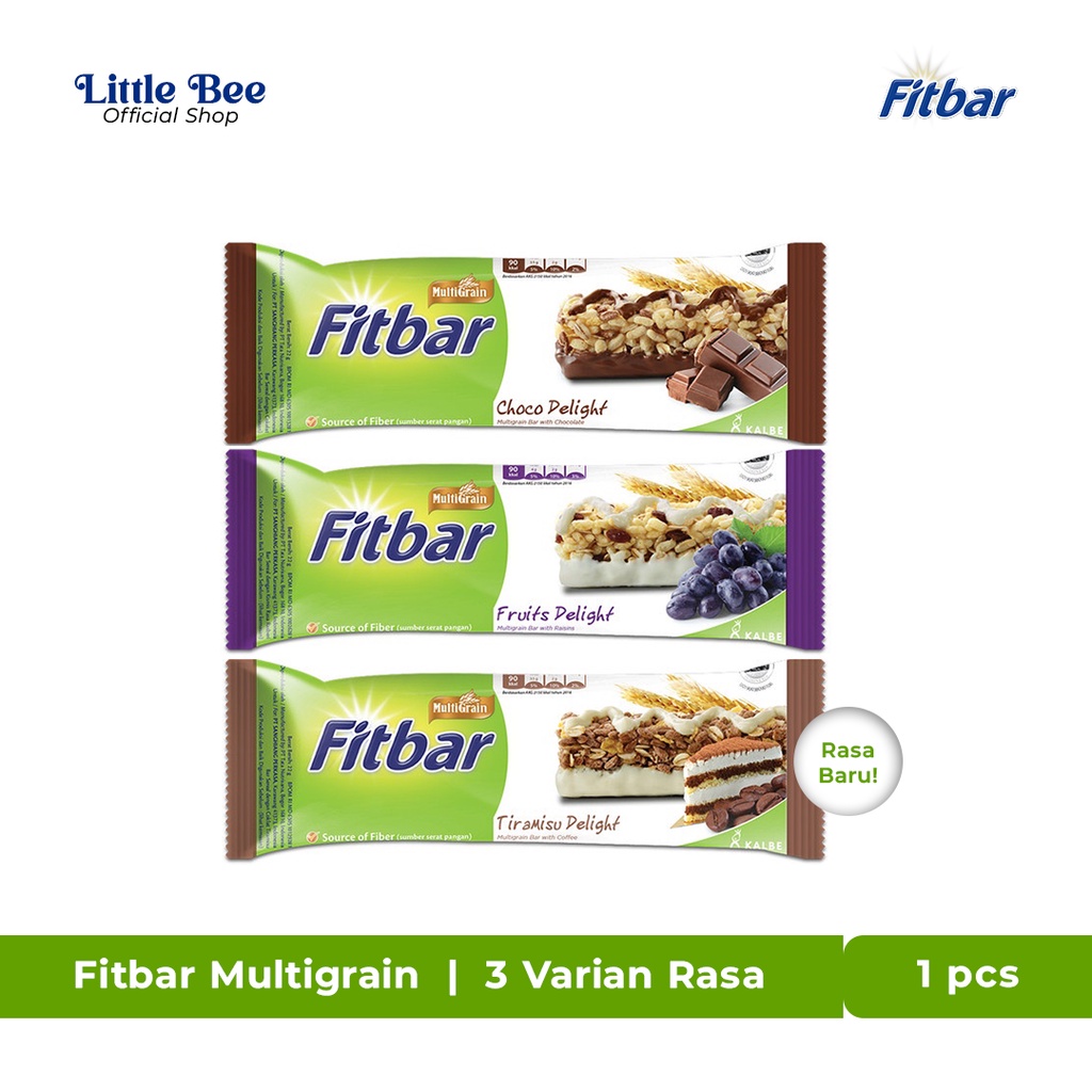 Jual FITBAR Multigrain | Snack Sehat | 3 Varian Rasa | 22gr | Shopee ...