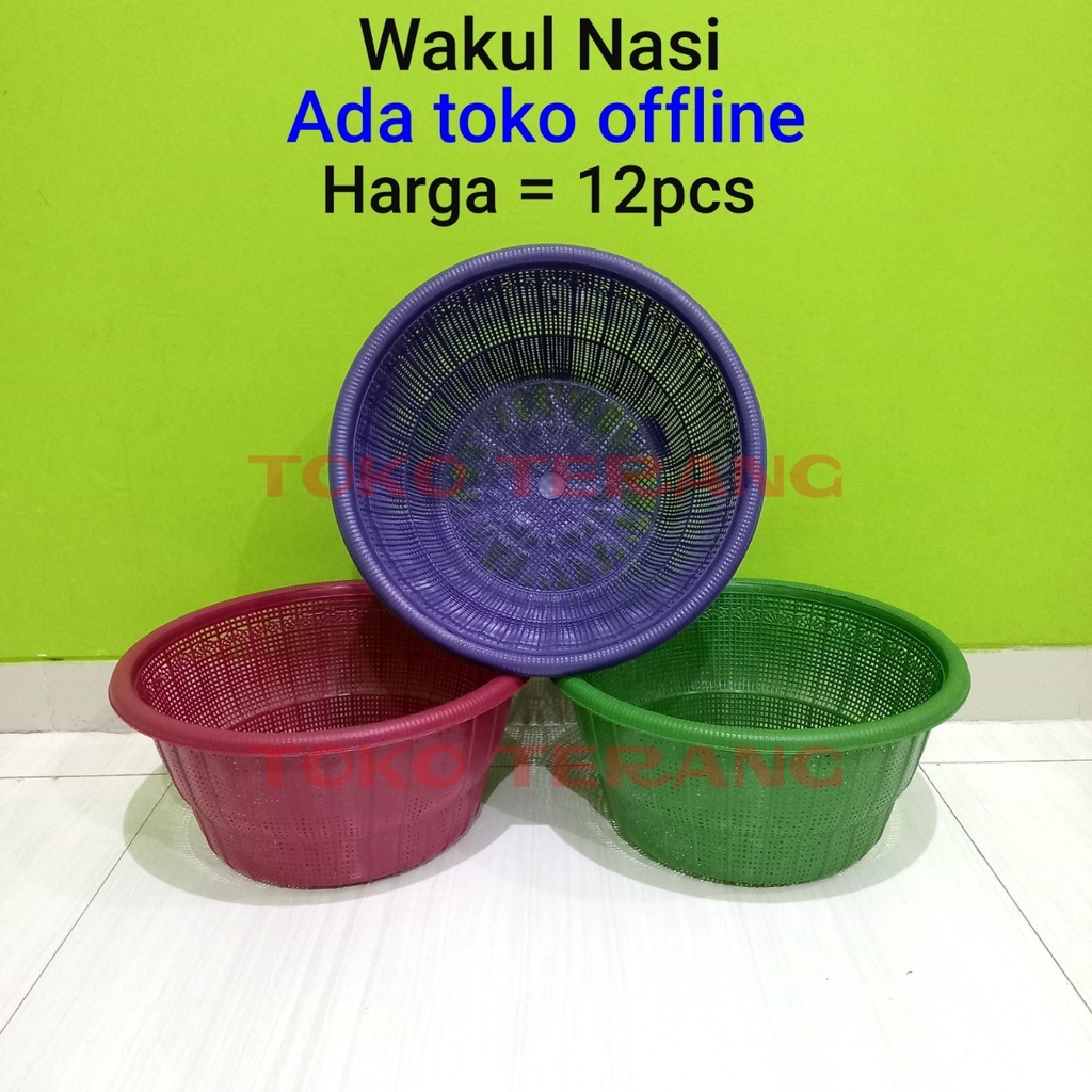 Jual Isi 12 PCS!! Wakul Nasi Besar / Wakul lubang ori / wakul sayur ...