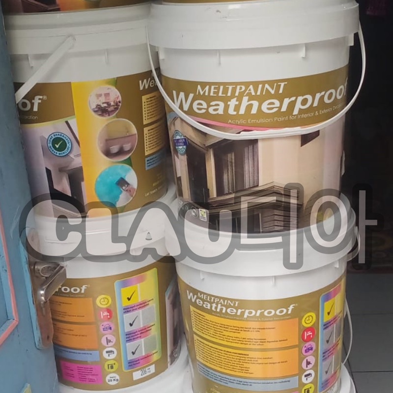 Jual [READY STOCK] CAT TEMBOK MELTPAINT WEATHERPROOF GOLD 20KG ORIGINAL ...