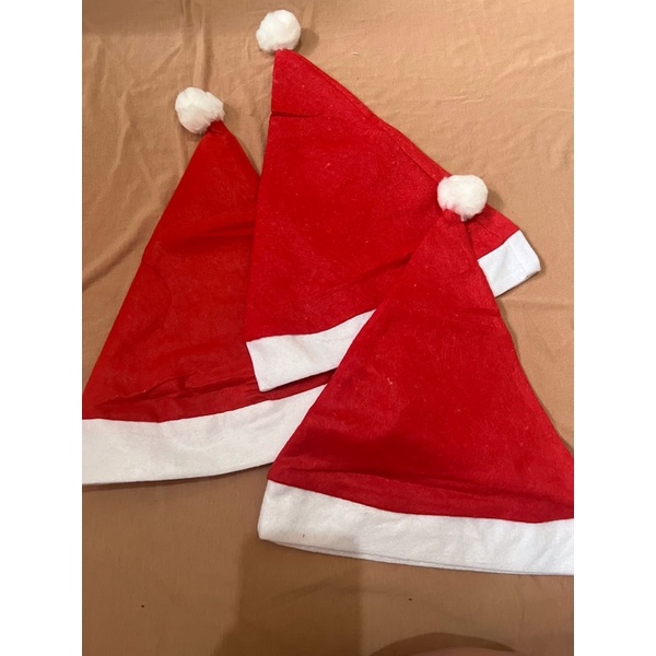Jual Topi natal polos + topi natal + topi santa + topi santa claus ...