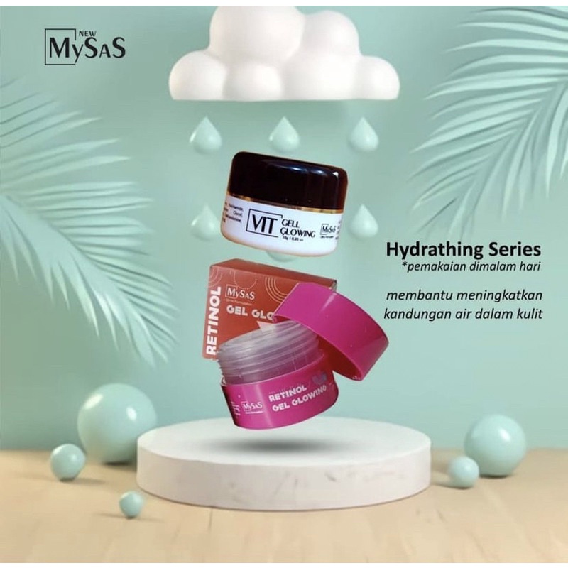 Jual Serum Retinol Gel Mysas / VITGEL Glowing mysas | Shopee Indonesia