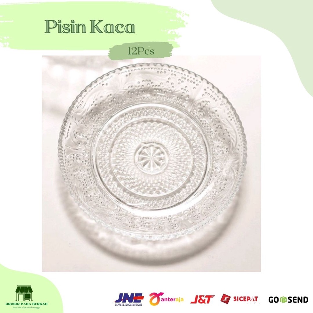 Jual GPB - Piring Pisin Lepek Mini Kecil Kaca Beling Murah 12Pcs ...