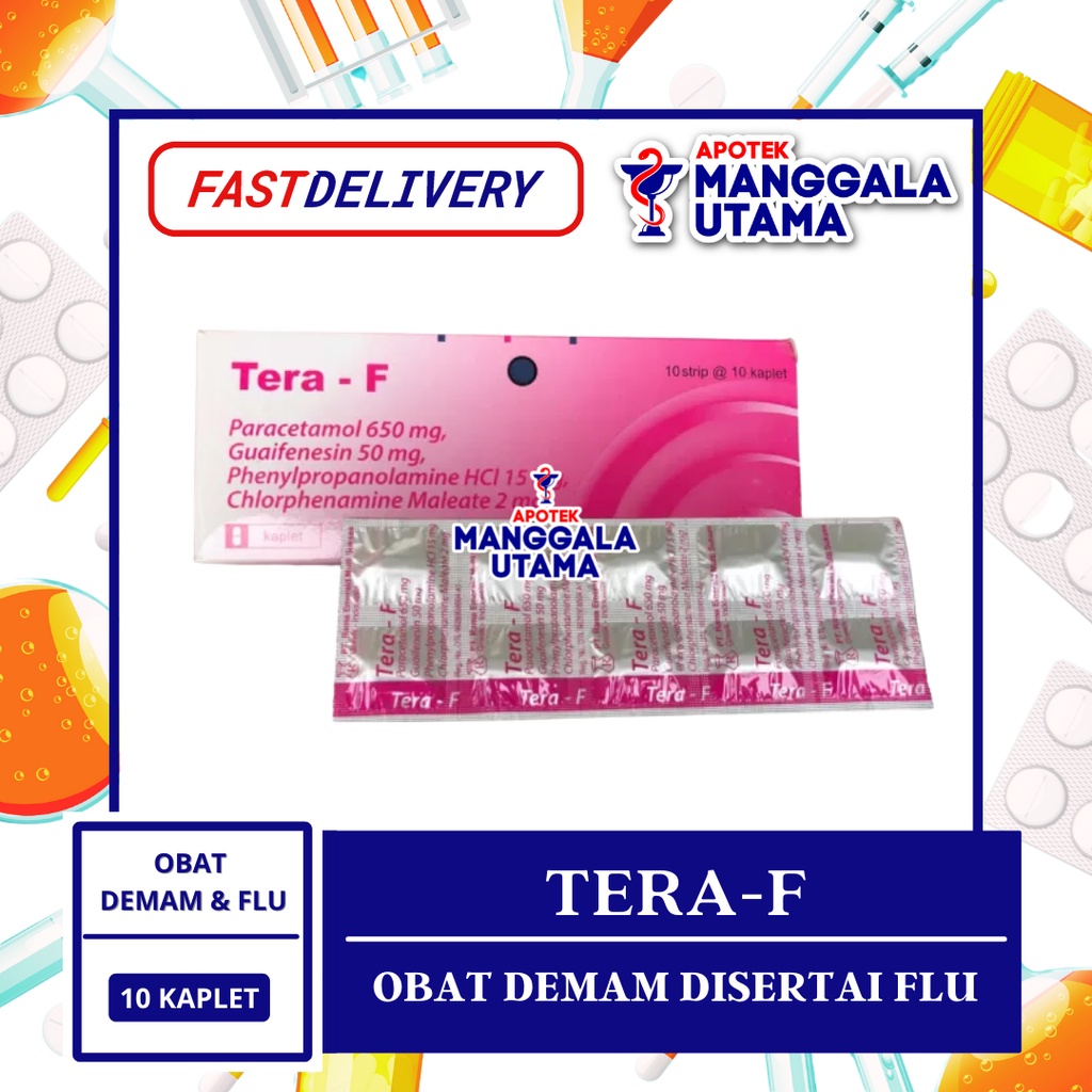 Jual TERA F PER STRIP ISI 10 TABLET | Shopee Indonesia