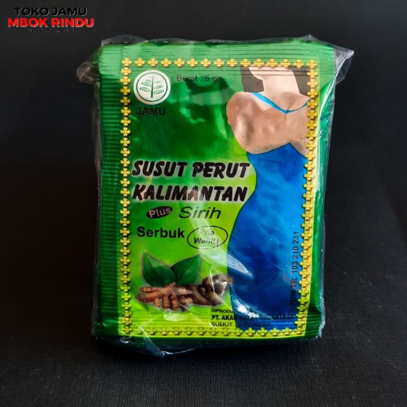Jual Jamu Susut Perut Kalimantan Suplemen Jamu Pelangsing BPOM (Isi 10 ...