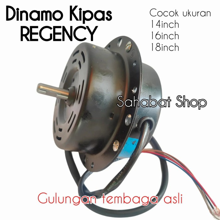 Jual DINAMO MESIN KIPAS ANGIN BESI TORNADO / BLOWER REGENCY 14 16 18 ...