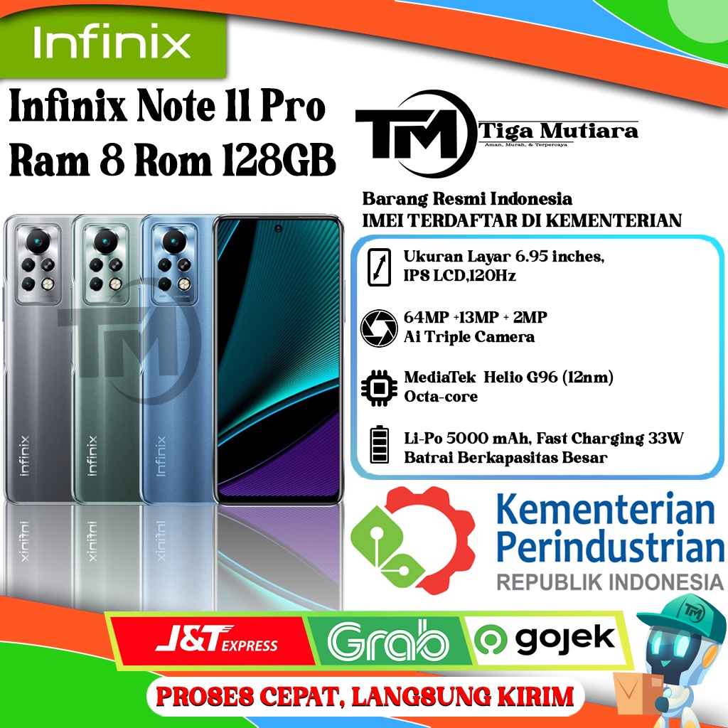 Jual Infinix Note 11 Pro Ram 8 Rom 128GB | Shopee Indonesia