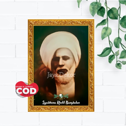 Jual POSTER POTO + BINGKAI SYEKH HOLIL BANGKALANI POSTER SYEH HOLIL ...
