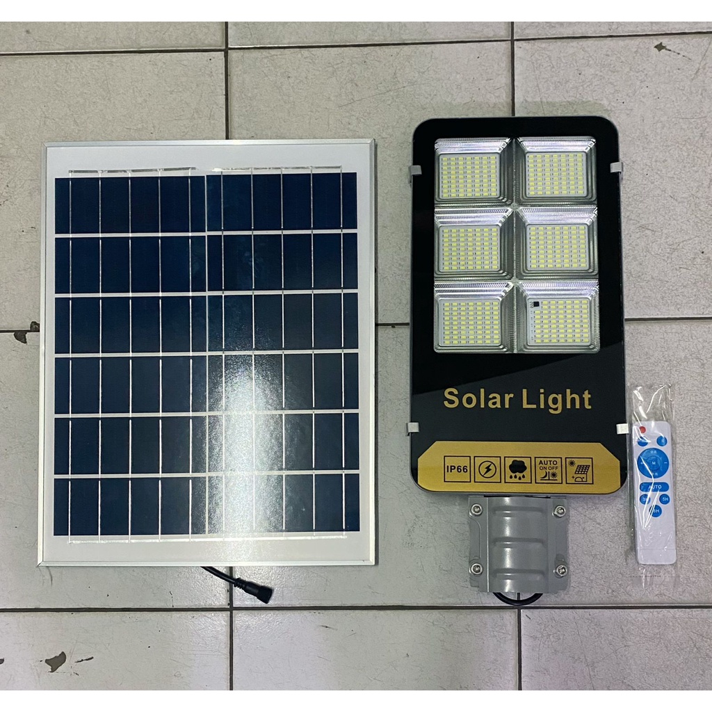 Jual Lampu pju solar panel 300W panel Kecil / Lampu jalan pju solar cel ...