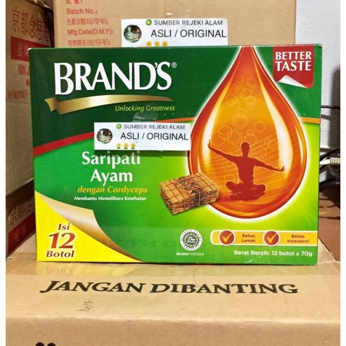 Jual [Promo] Brand Sari Pati Ayam Cordyceps Ukuran Besar Brands Essence ...