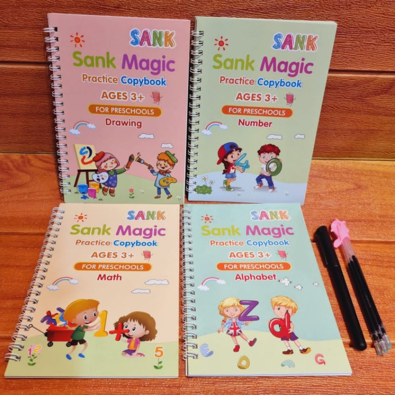 Jual Sank Magic Books / Practice Book 10 in 1 / Alphabet / Drawing ...