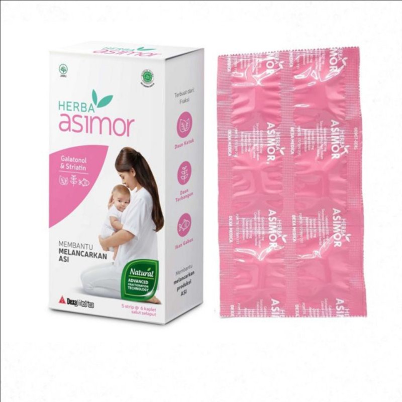 Jual Herba ASIMOR Box 30 Kapsul//Asi Booster Pelancar asi Melancarkan ...