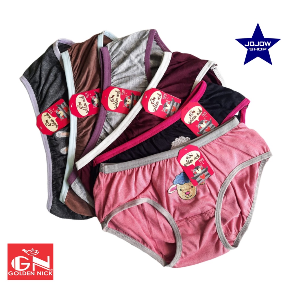 Jual CD ANAK PEREMPUAN GOLDEN NICK SA 045 - 049 WARNA GELAP ISI 3PCS ...