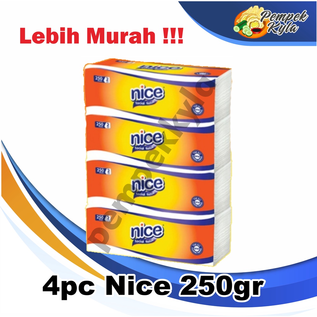 Jual 4pc Tissu Nice 250 sheets | Shopee Indonesia