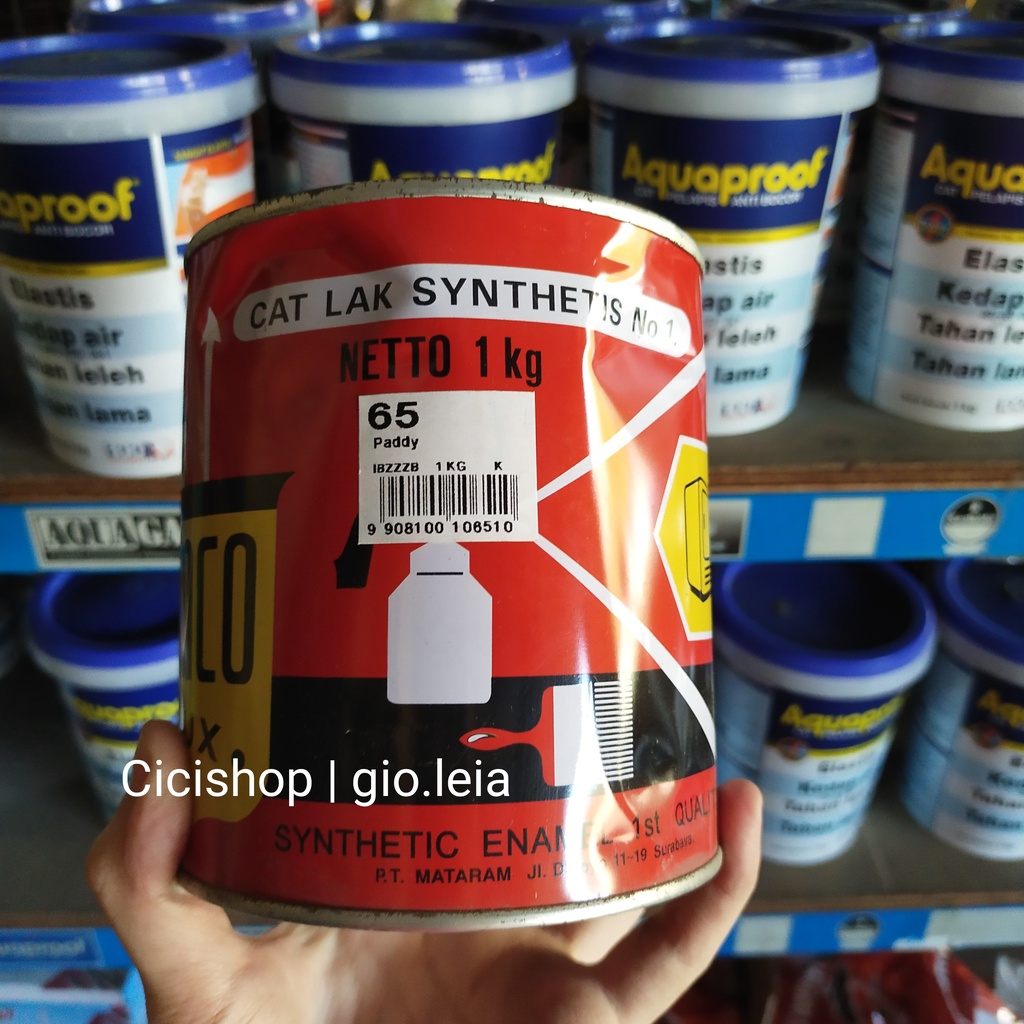 Jual Cat Kayu & Besi Emco Lux 1 kg no 65 Paddy | Cat pagar | cat meja ...