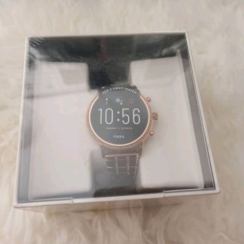 Jual Jam tangan Fossil smartwatch gen 5 blink Julianna rosegold FTW6035 ...