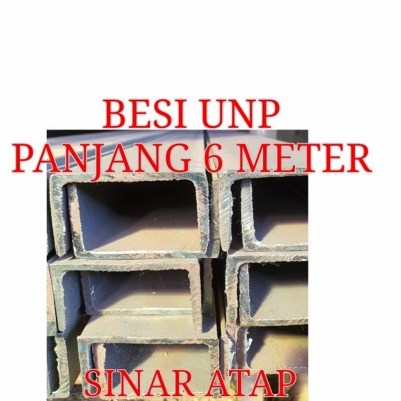 Jual BESI KANAL U / UNP 100 panjang 6 M | Shopee Indonesia