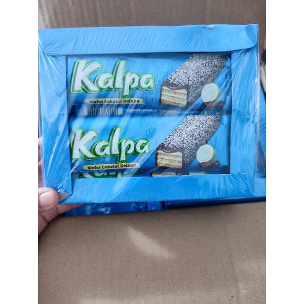 Jual Kalpa Box Wafer Cokelat Kelapa isi 12 pcs x 22 gram | Shopee Indonesia