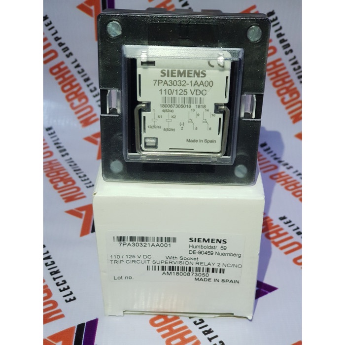 Jual {SellerStore} Siemens 7PA3032-1AA00 110/125 VDC Trip Circuit ...