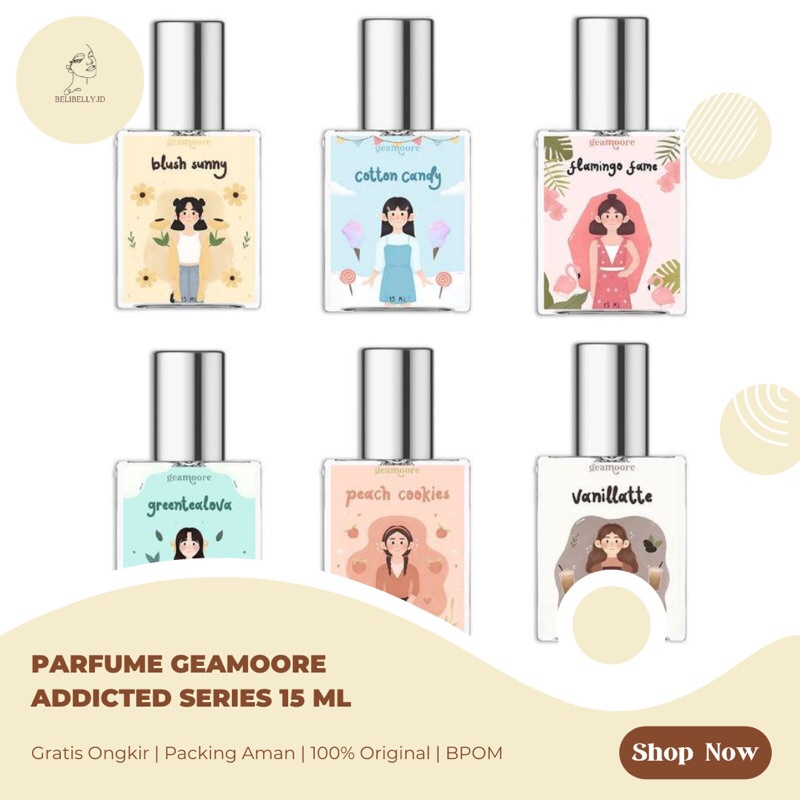 Jual Geamoore Parfum Addicted Series Full Size 15ml | Shopee Indonesia