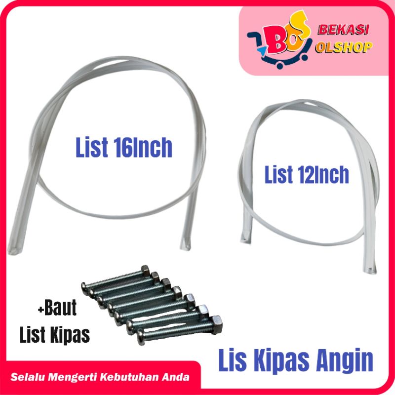 Jual List Kipas angin 12 Inch 16 Inch Lis Pengikat Tali kipas Angin ...