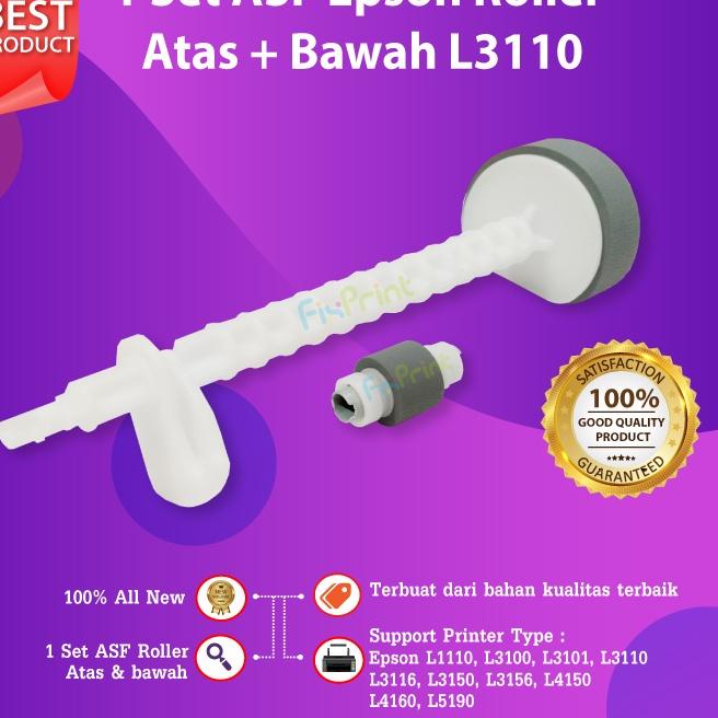 Jual Terbaru FTVGE SET ASF Shaft ATAS BAWAH Epson L1110 L3110 Roller ...