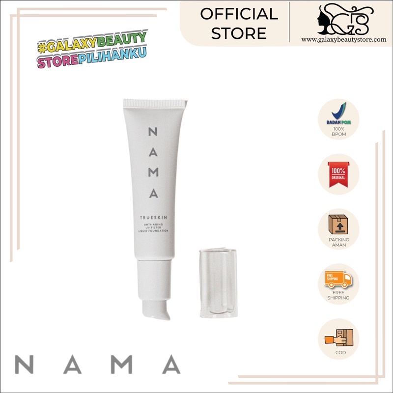 Jual NAMA TRUESKIN ANTI-AGING UV FILTER LIQUID FOUNDATION / FOUNDATION ...