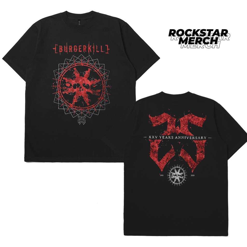 Jual T-Shirt Band Burgerkill 25th Anniversary | Shopee Indonesia