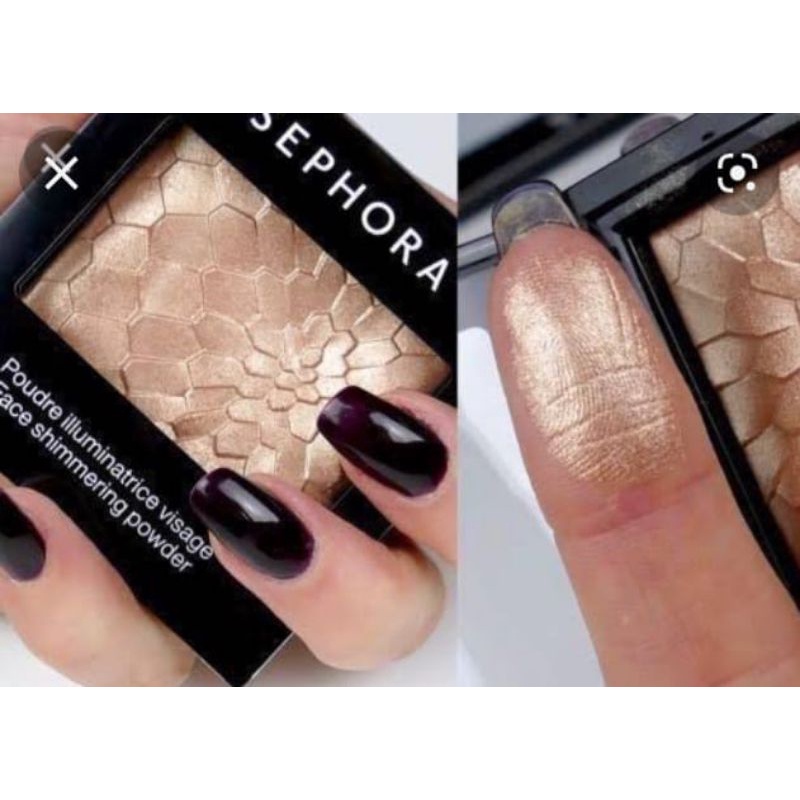 Jual Highlighter Sephora Poudre Illuminatrice Visage Face Shimmering Powder | Shopee Indonesia