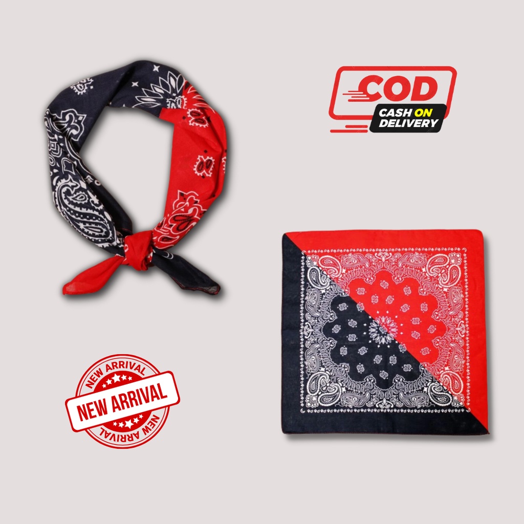 Jual M.C - SLAYER BANDANA SCRAFT 2 WARNA AKSESORIS RAMBUT MASKER MULUT MULTIFUNGSI | Shopee ...