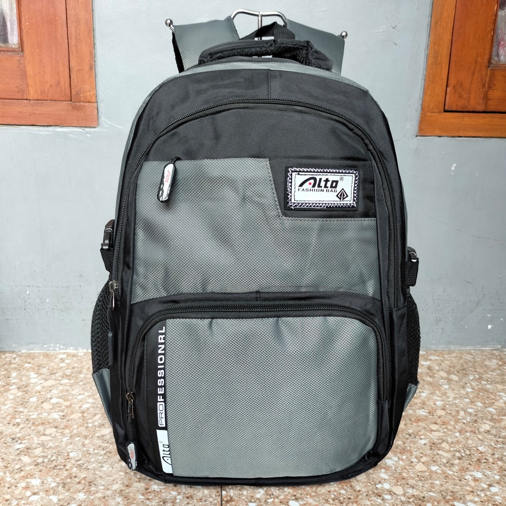 Jual Tas Ransel Backpack Sekolah Kuliah Kerja Alto Original Fashion ...