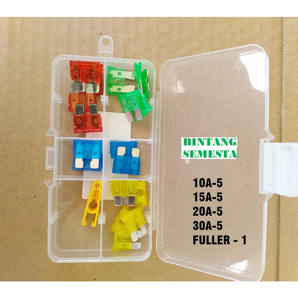 Jual paket fuse tancap sekring mobil Blade besar 20 PCS MIX | Shopee ...