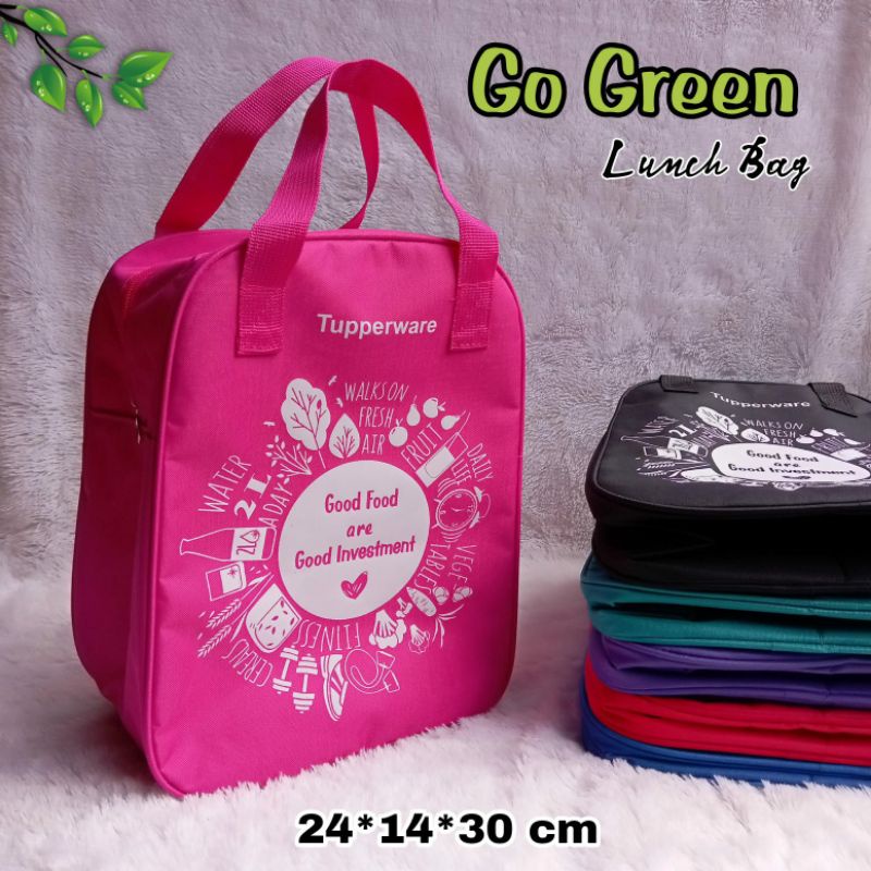 Jual Go Green Tas Tupperware ( rizt bunga es ) / Go green Lunch Bags ...