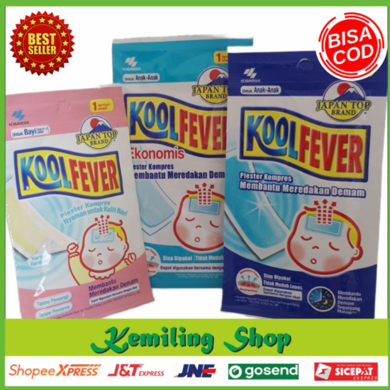 Jual KOOL FEVER BABY //KIDS// DEWASA//Adult [1 pcs] Kompres Demam Bayi ...