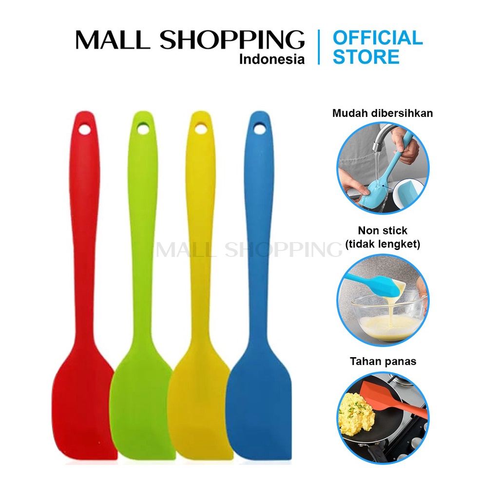 Jual Spatula Silicon Tahan panas / Silikon Tahan Panas / Spatula Masak ...
