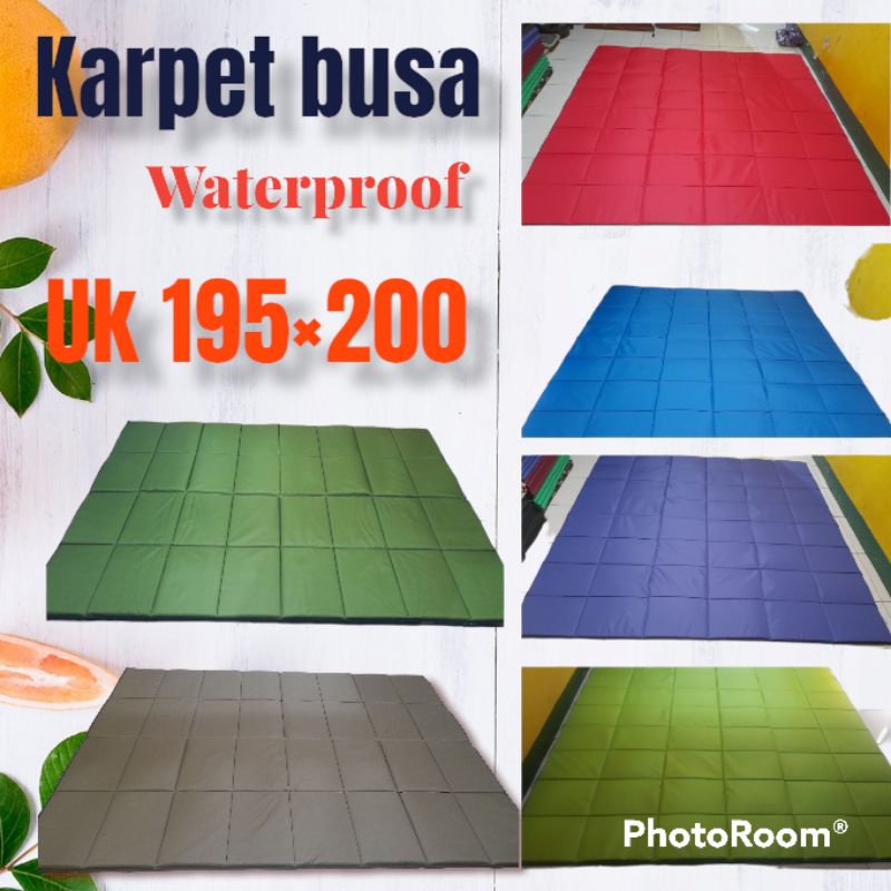 Jual KARPET BUSA POLOS TIKAR LIPAT MATRAS | Shopee Indonesia